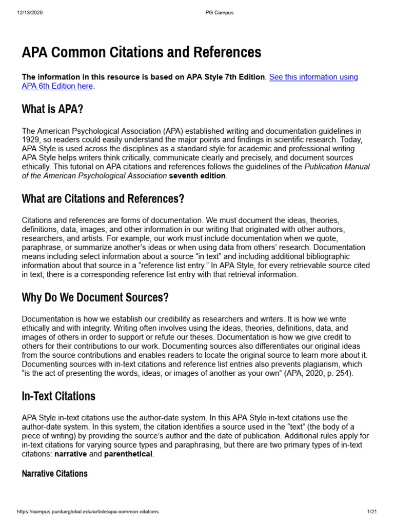 APA Citation Guidelines Explained | PDF | Apa Style | Citation