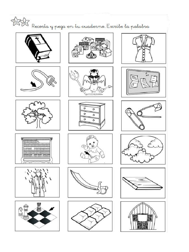 Guía Grupos Consonánticos BL-BR | PDF
