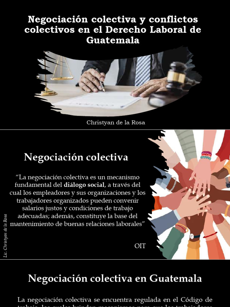 Negociación Colectiva y Conflictos Colectivos | PDF | Derecho laboral | La negociación colectiva