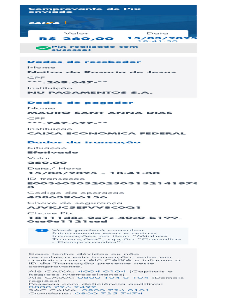 Comprovante2025 03 15 - 184139 | PDF