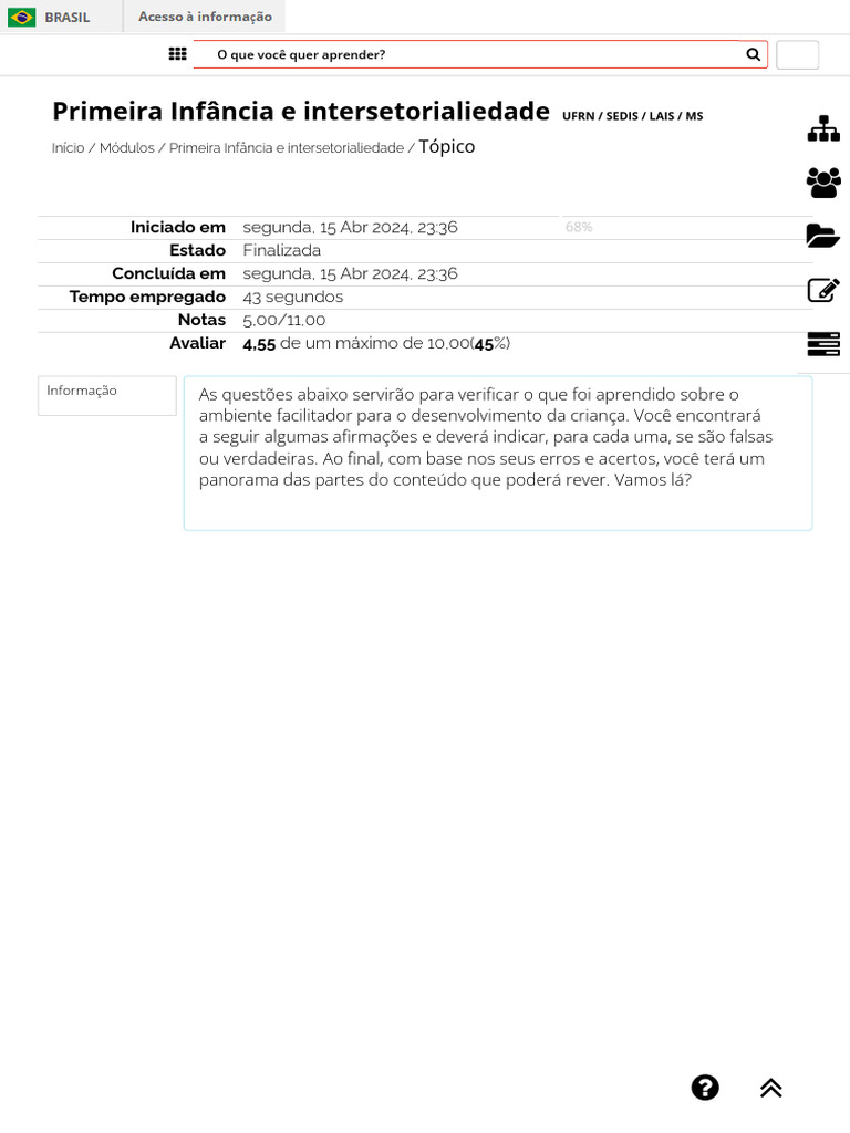 AVALIAÇÃO 1.3 | PDF | Amamentação | Bebês