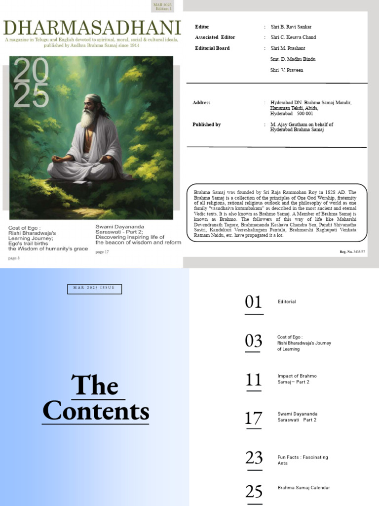 Dharma Sadhani March 2025 | PDF | Vedas | Puranas