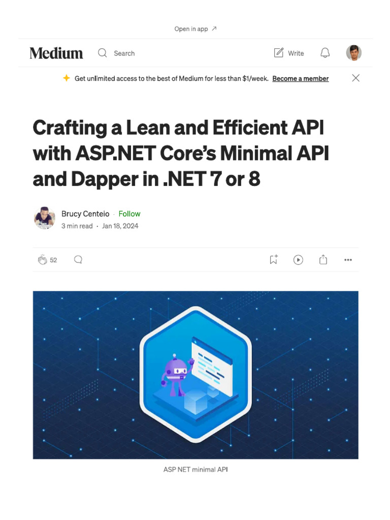Crafting A Lean and Minimal API | PDF
