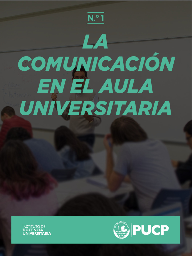 Comunicación en el Aula Universitaria | PDF | Salón de clases | Experiencia