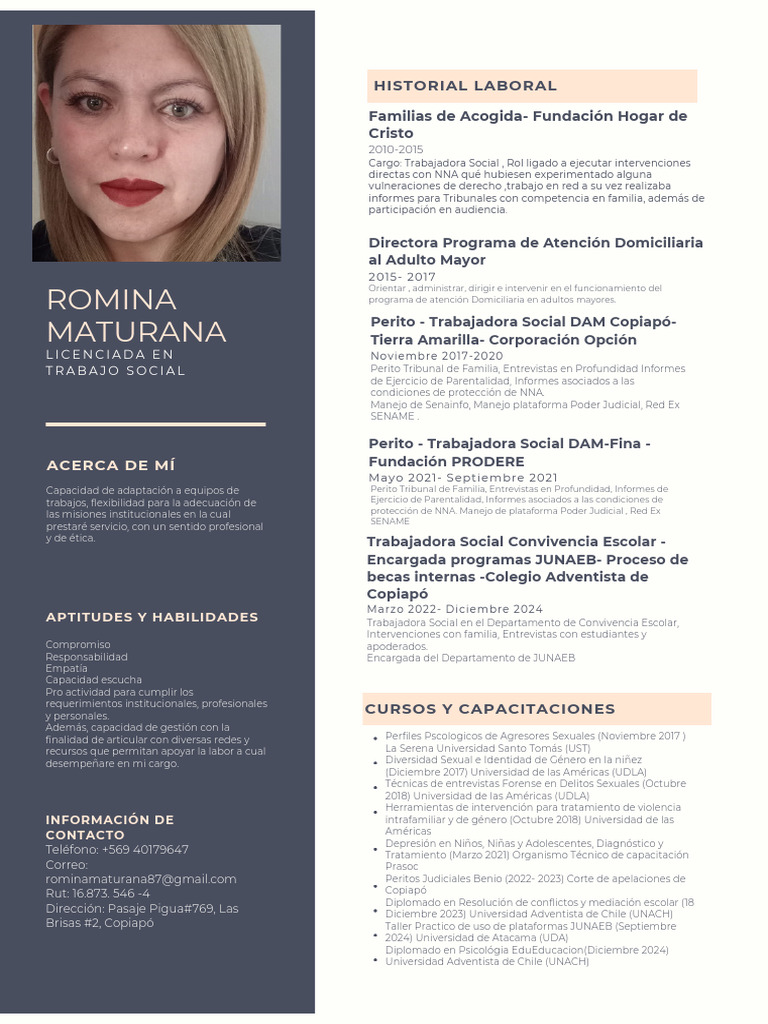 C.V Final | PDF | Trabajo Social