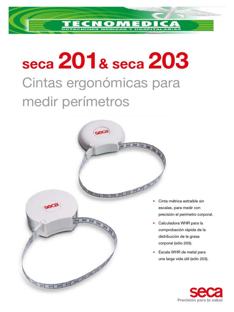 Cinta Métrica Seca 201 y 203: Medición Precisa | PDF | Medición