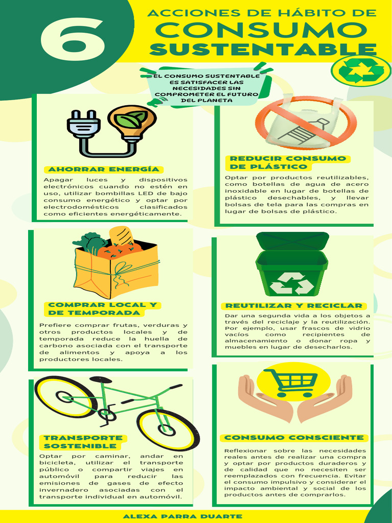 Infografía Consumo Sustentable | PDF
