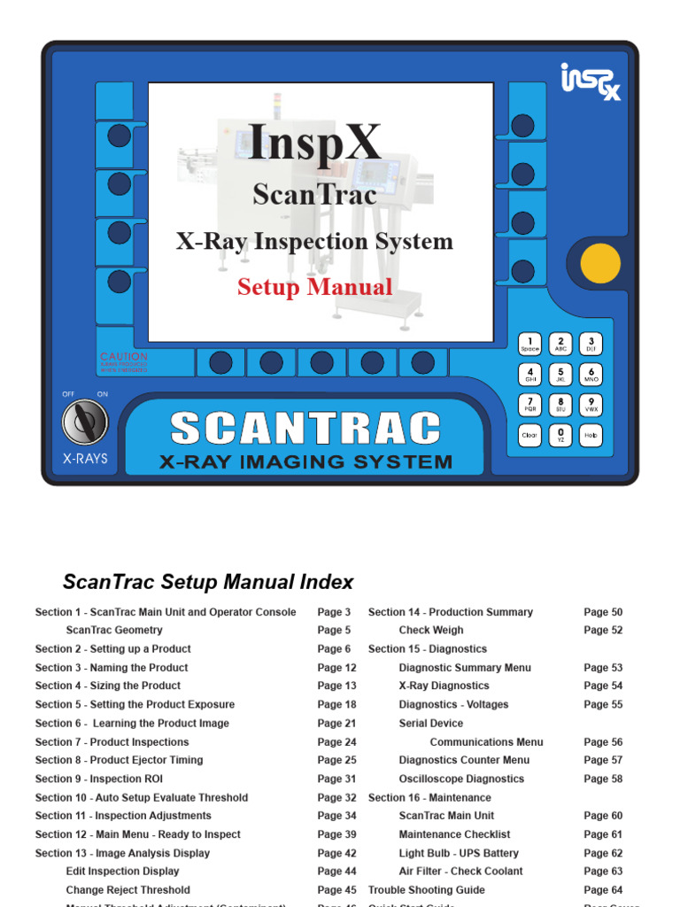 Solo Setup Rayos X Scantrac | PDF | Exposure (Photography) | Menu ...