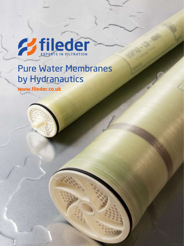 Hydranautics Reverse Osmosis Membranes | PDF | Membrane | Purified Water