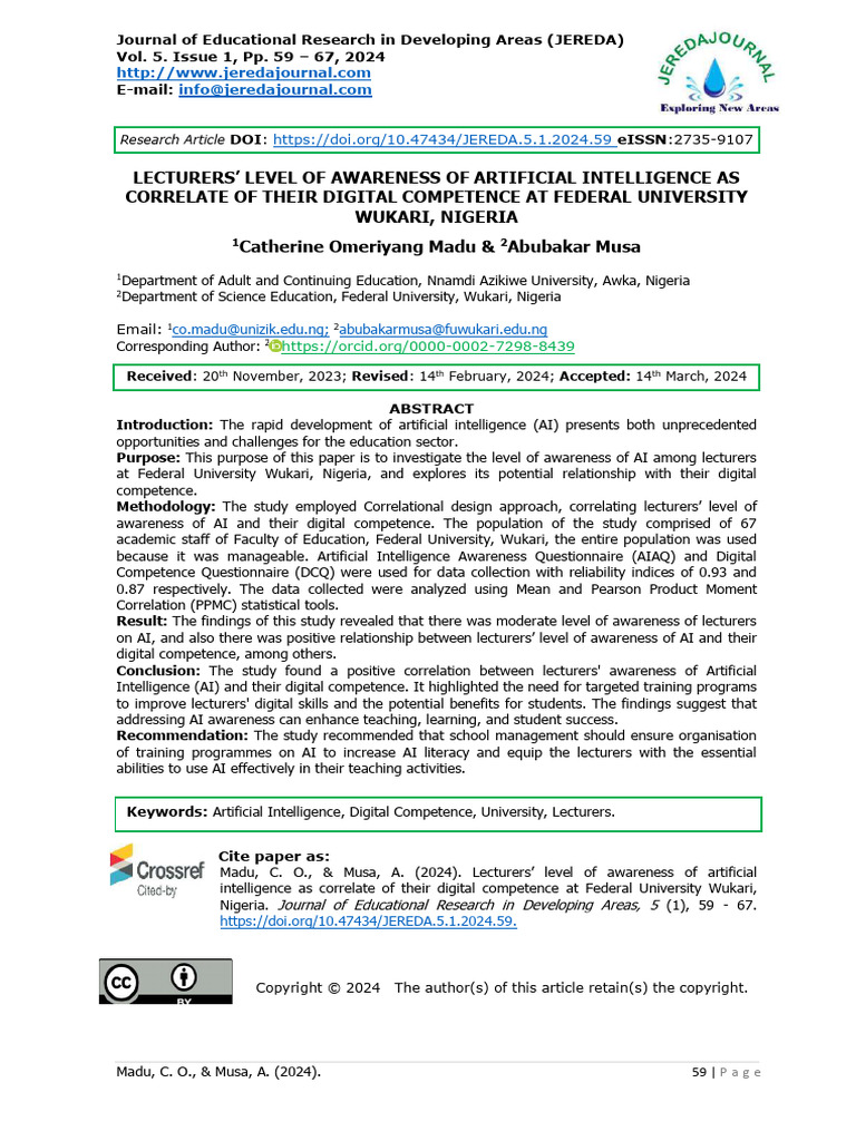 251-Article Text-2245-1-10-20240504 (1) | PDF | Artificial Intelligence | Intelligence (AI ...