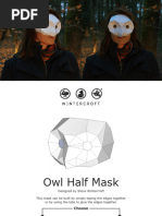 Squidgame Frontman Template Mask Assembli 1 | PDF | Stationery