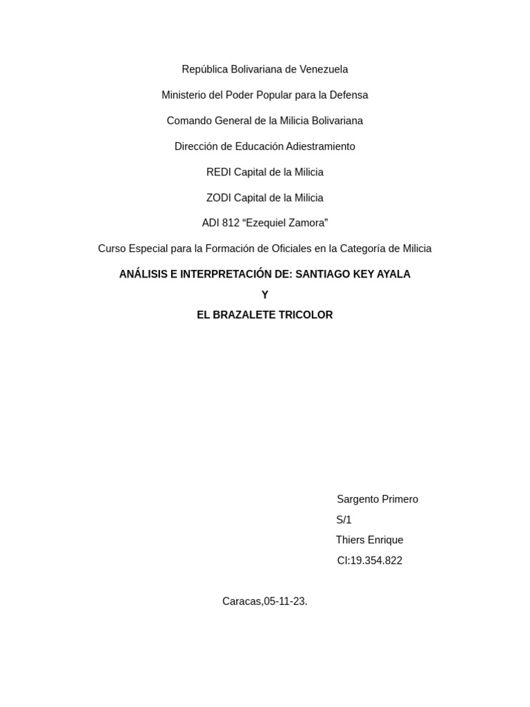Key Ayala | PDF | Venezuela | Hugo Chavez