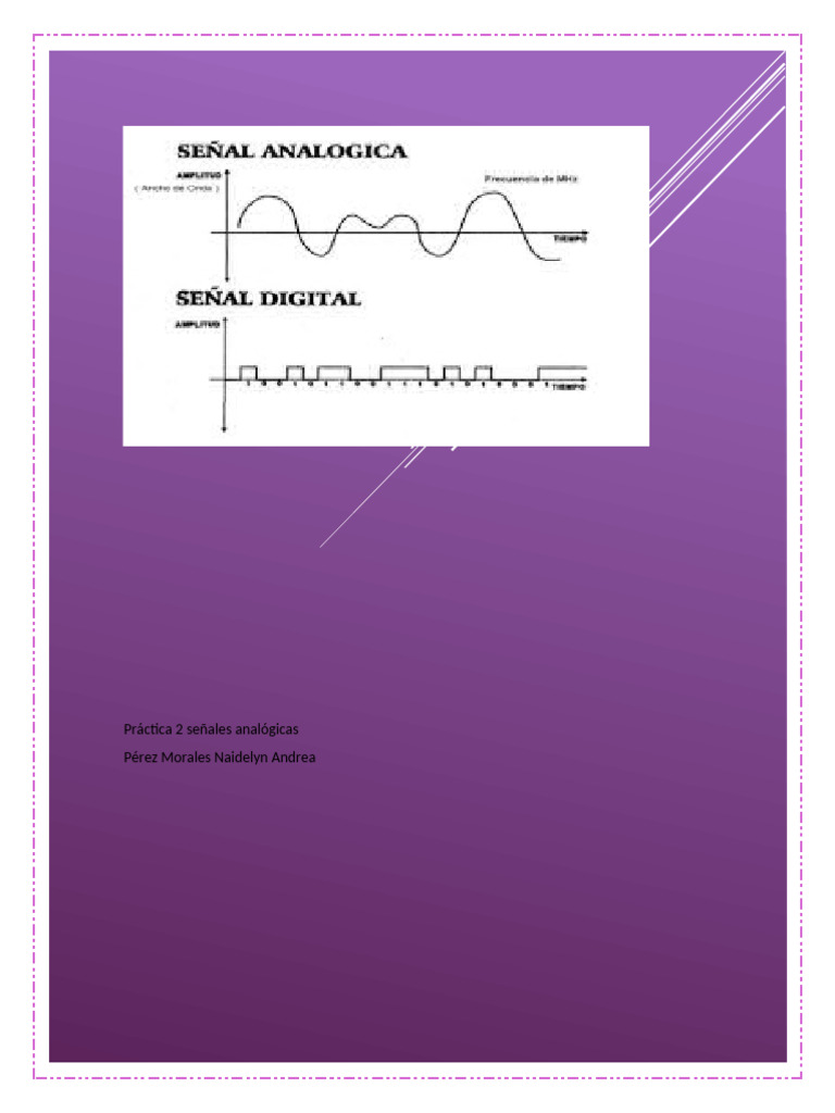 Práctica 2 Señales Analogicas | PDF | Señal analoga | Radio