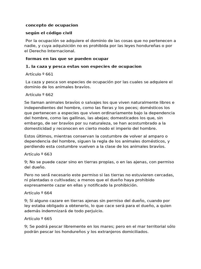 Ocupacion | PDF | Domesticación