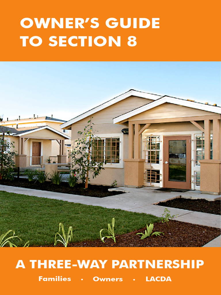 Section 8 Owner's Guide LACDA | PDF | Section 8 (Housing) | Lease