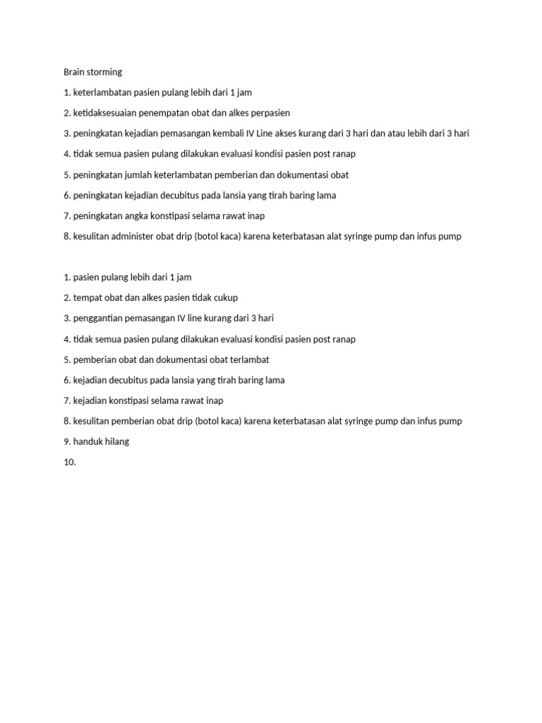 Brain Storming QCC 2024 | PDF