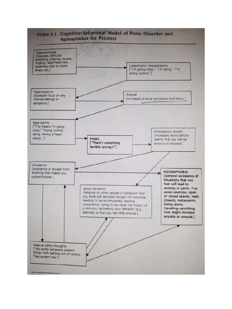 CBT MODEL OF PANIC DISORDER (4) | PDF