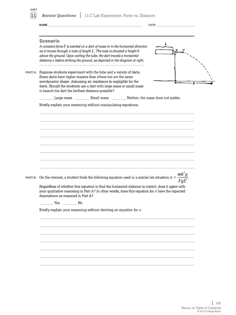 Force VS Distance | PDF