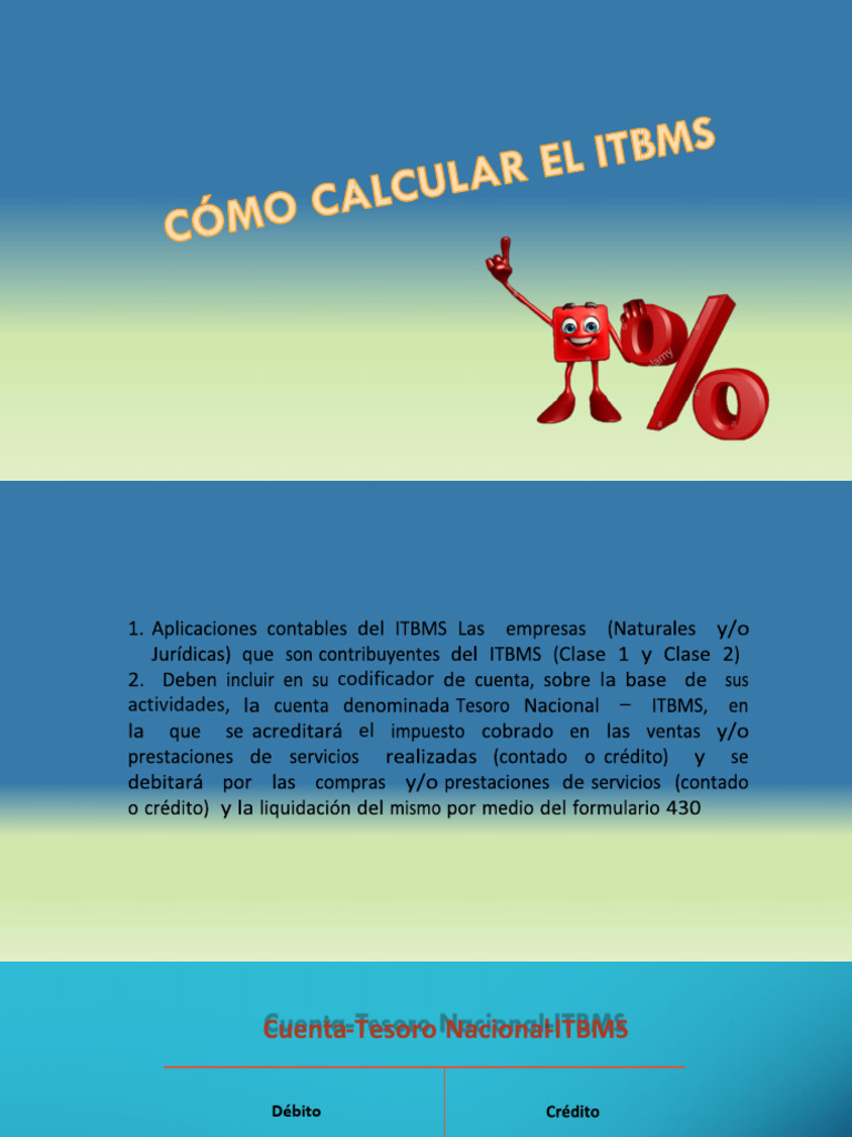 Cómo Calcular El Itbms 1 | PDF