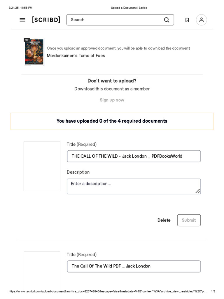 Upload A Document - Scribd | PDF | Scribd | Computing