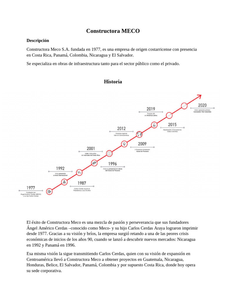 Constructora MECO | PDF | Sustentabilidad | Panamá