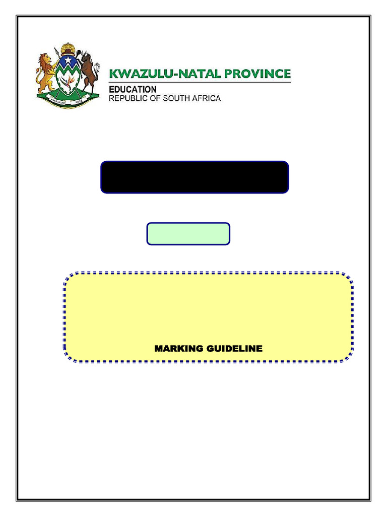 Life Sciences Grade 12 March 2025 Marking Guideline Final | PDF ...