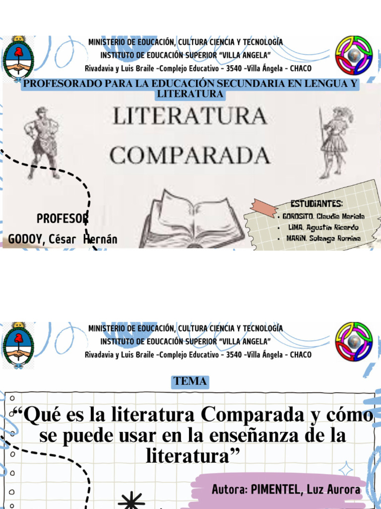 Literatua Comparada-Pimentel | PDF