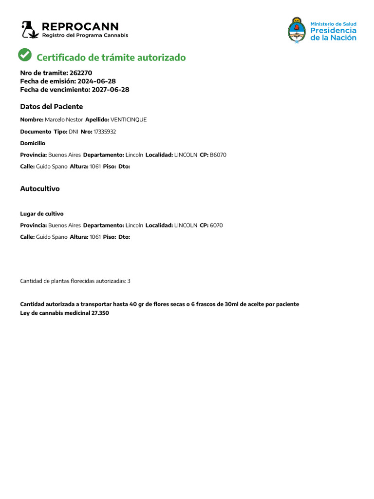 reprocann_certificado | PDF