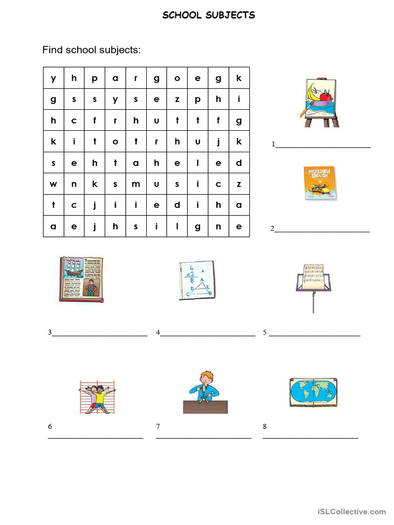 School Subjects | PDF
