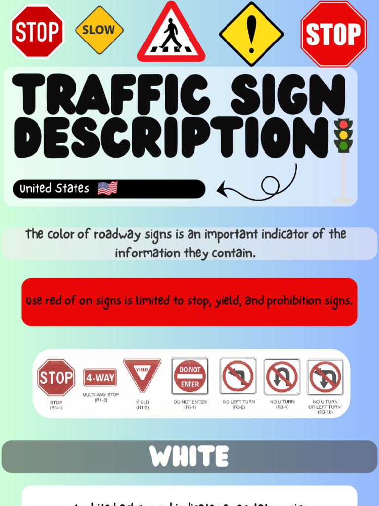 Traffic Sign Description US | PDF
