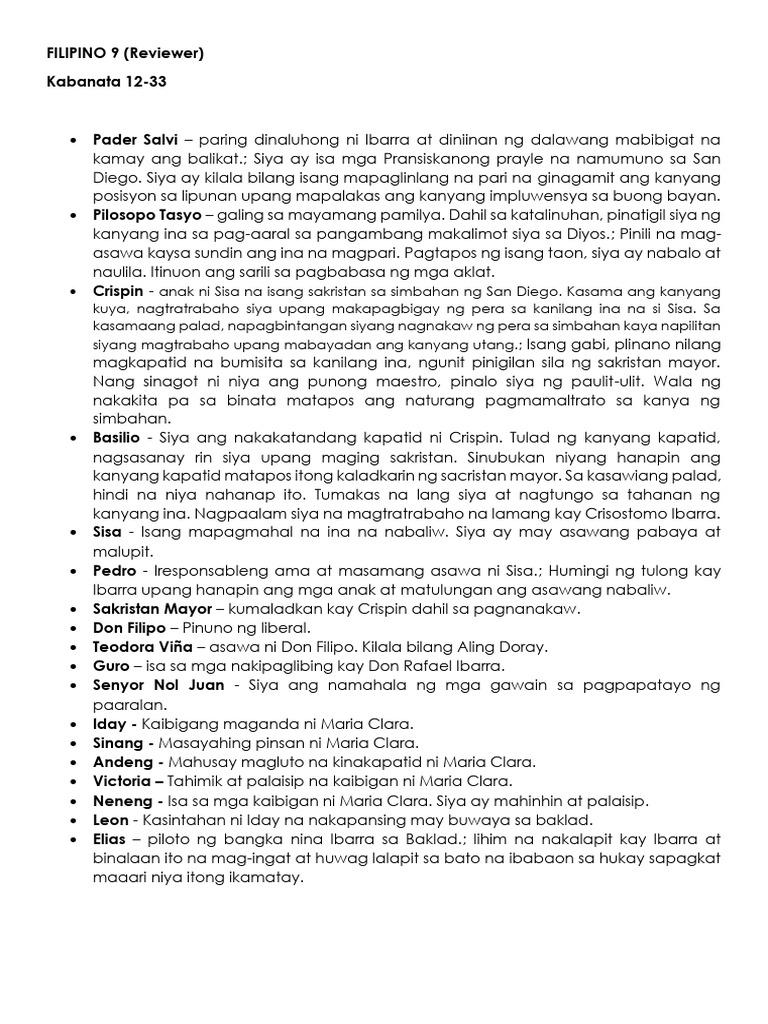 Fil 9 NMT Reviewer 2 | PDF