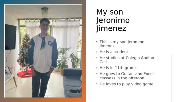 Jeronimo Jimenez: 11th Grade Student | PDF