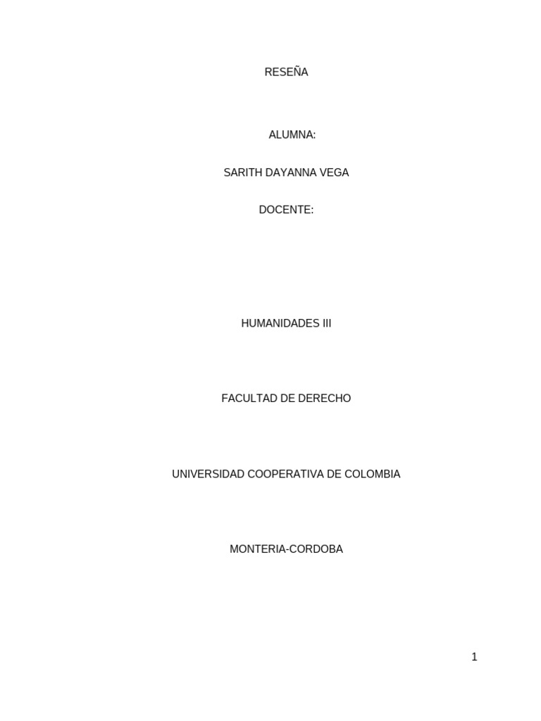 Reseña Momento 3 Sarith Vega C | PDF