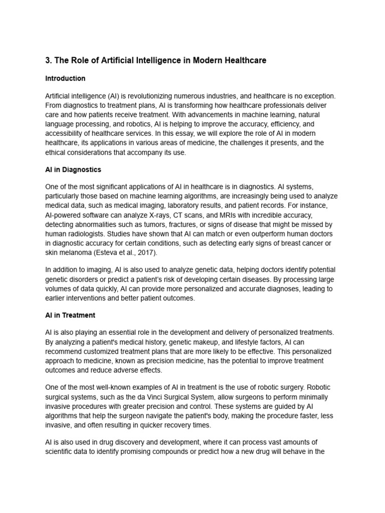 Essay 3 | PDF | Artificial Intelligence | Intelligence (AI) & Semantics