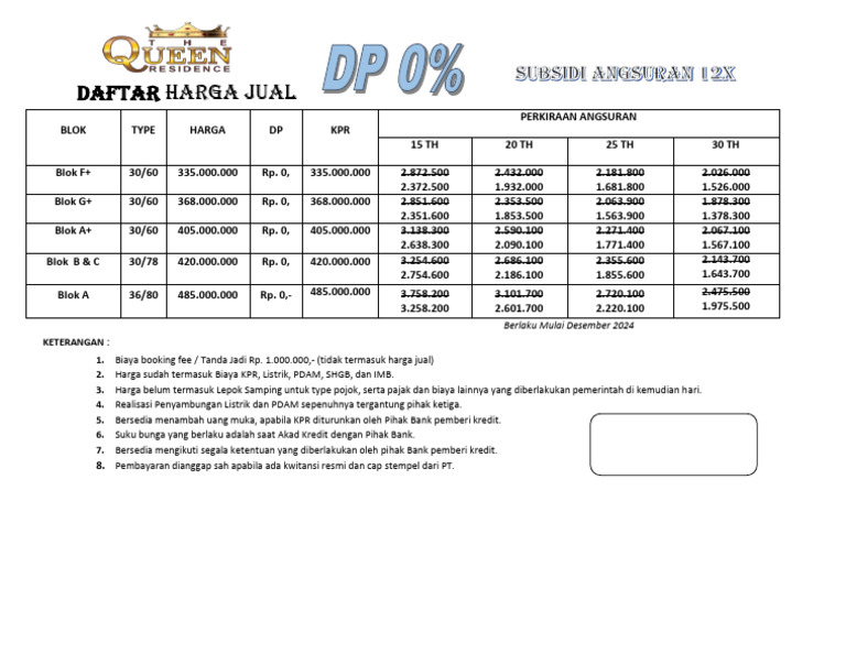 PL Queen Terbaru 24-25 | PDF