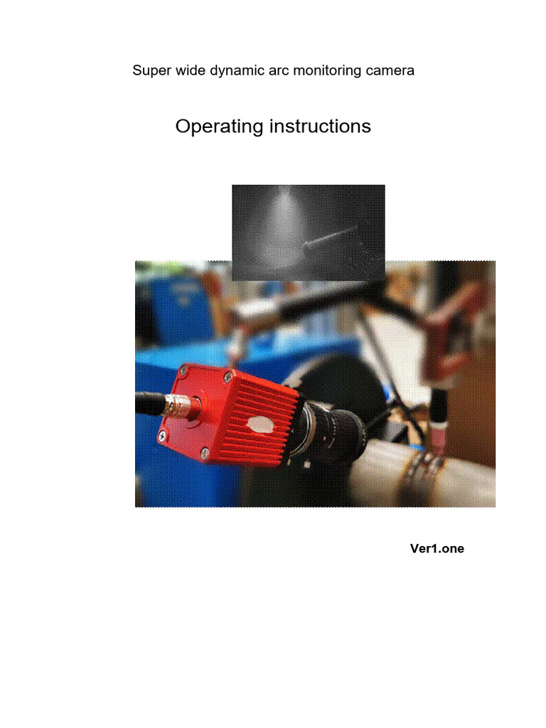 Data sheet of Welding Monitoring Camera | PDF | Camera | Electrical ...