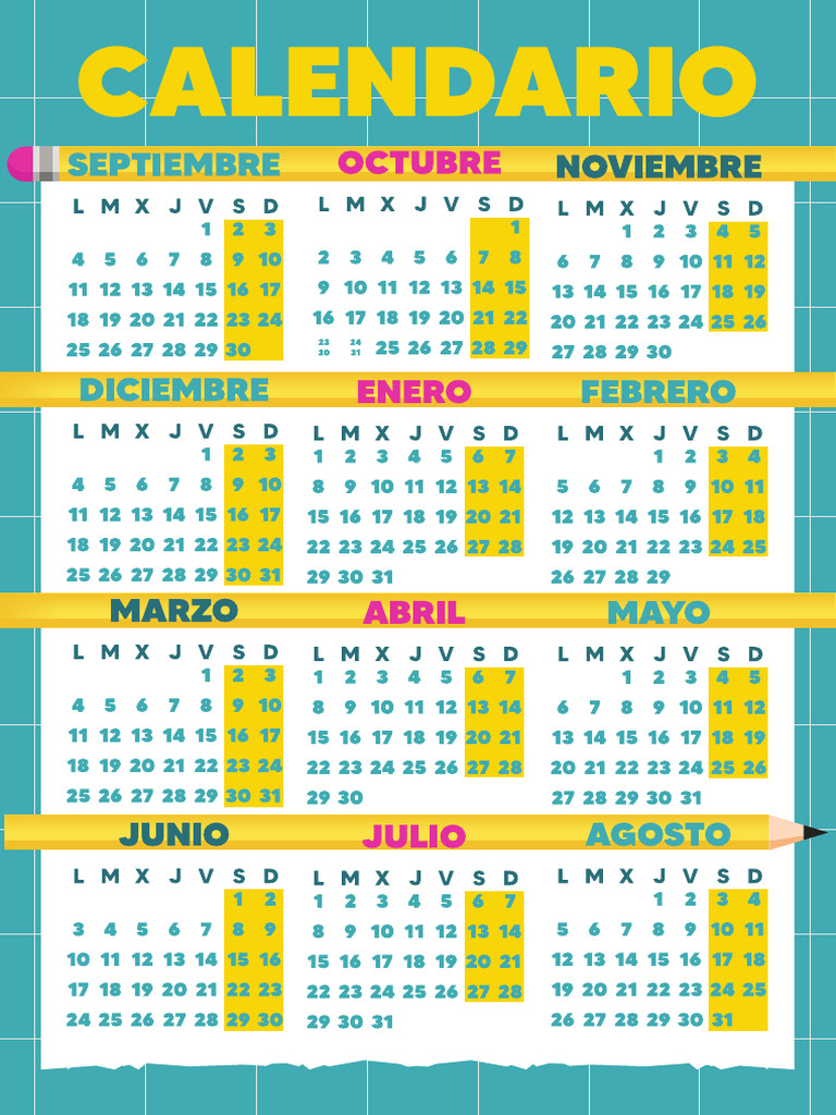 Calendario General | PDF