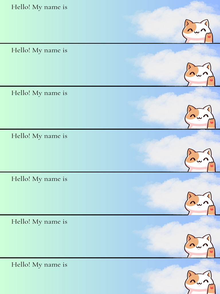 Name Tag | PDF