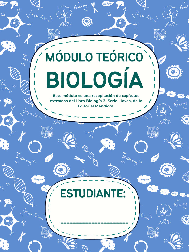 Módulo Teórico 3ro Biología - 2025 | PDF