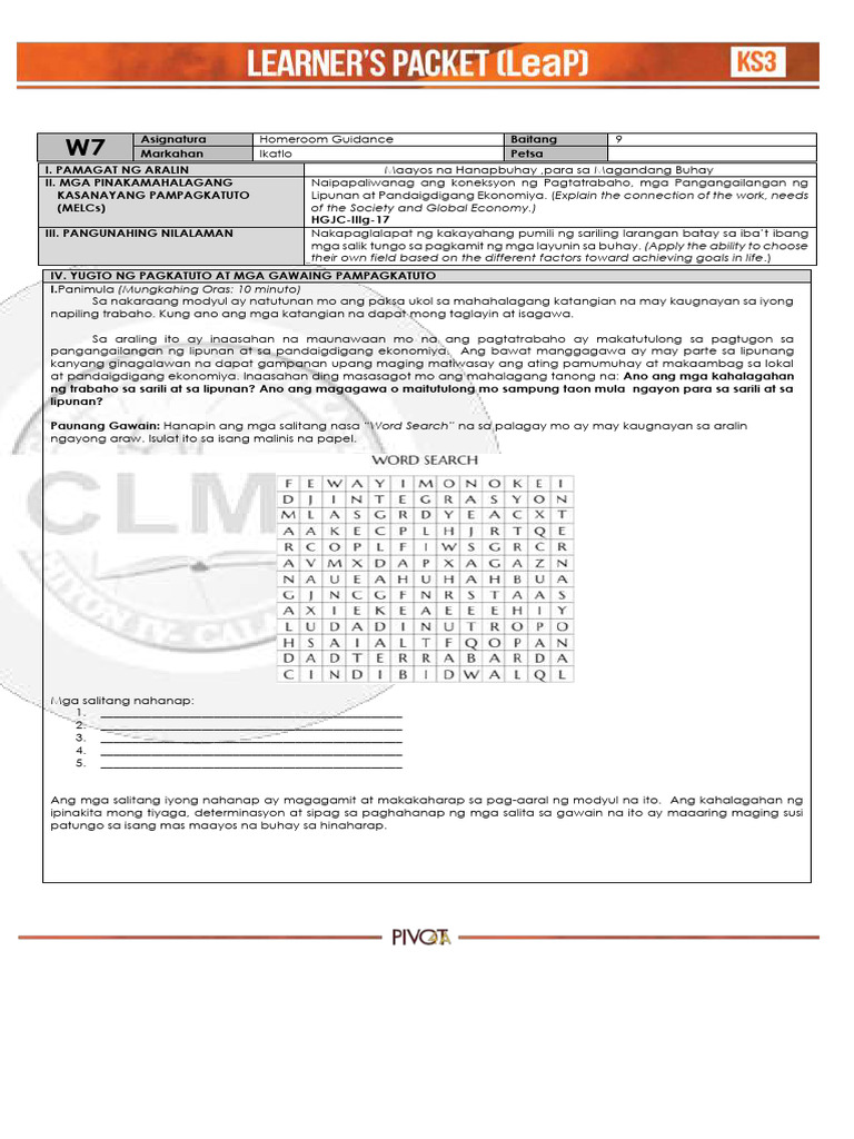 Q3-HGP-9-Week7 | PDF