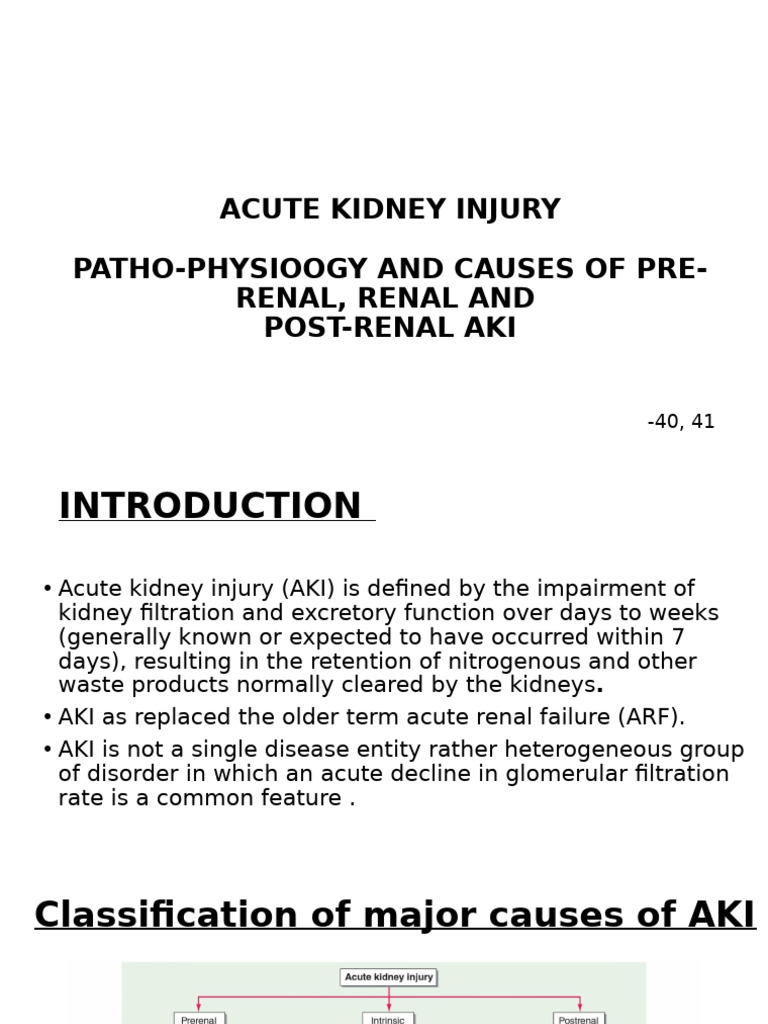 General Medicine AKI-40, 41 | PDF | Kidney | Angiotensin