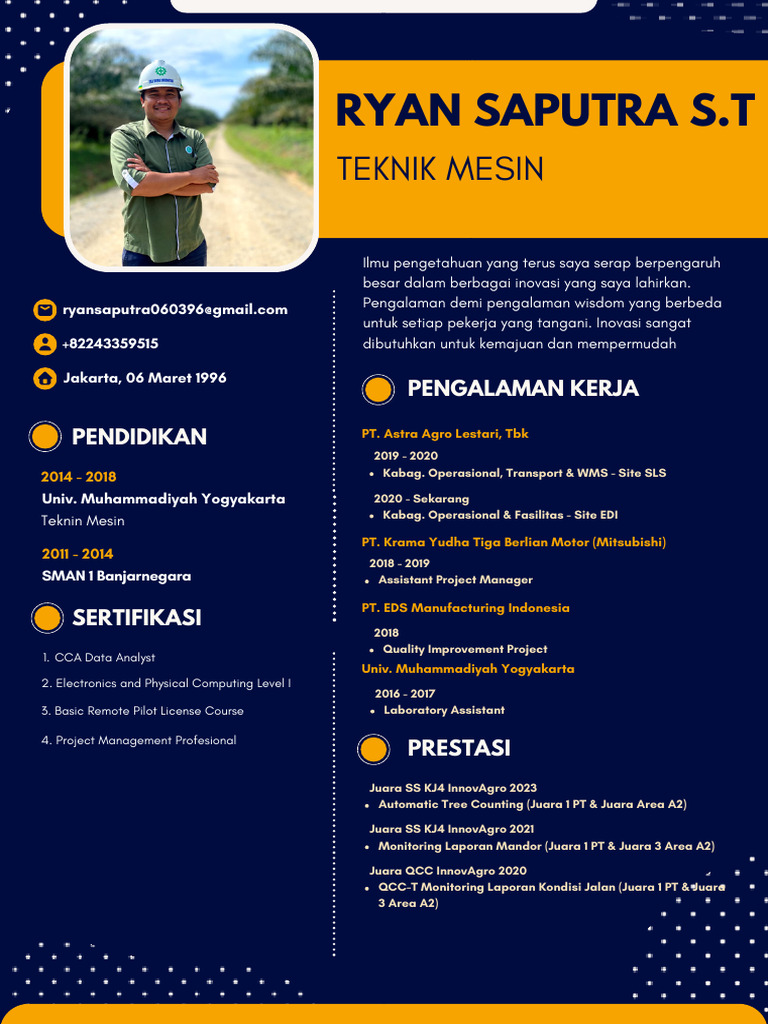 CV. Ryan Saputra | PDF