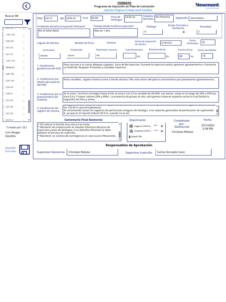 Formato IL- CA7A-41 | PDF