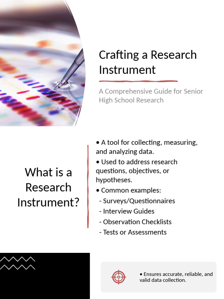 Crafting Research Instrument | PDF | Validity (Statistics) | Questionnaire