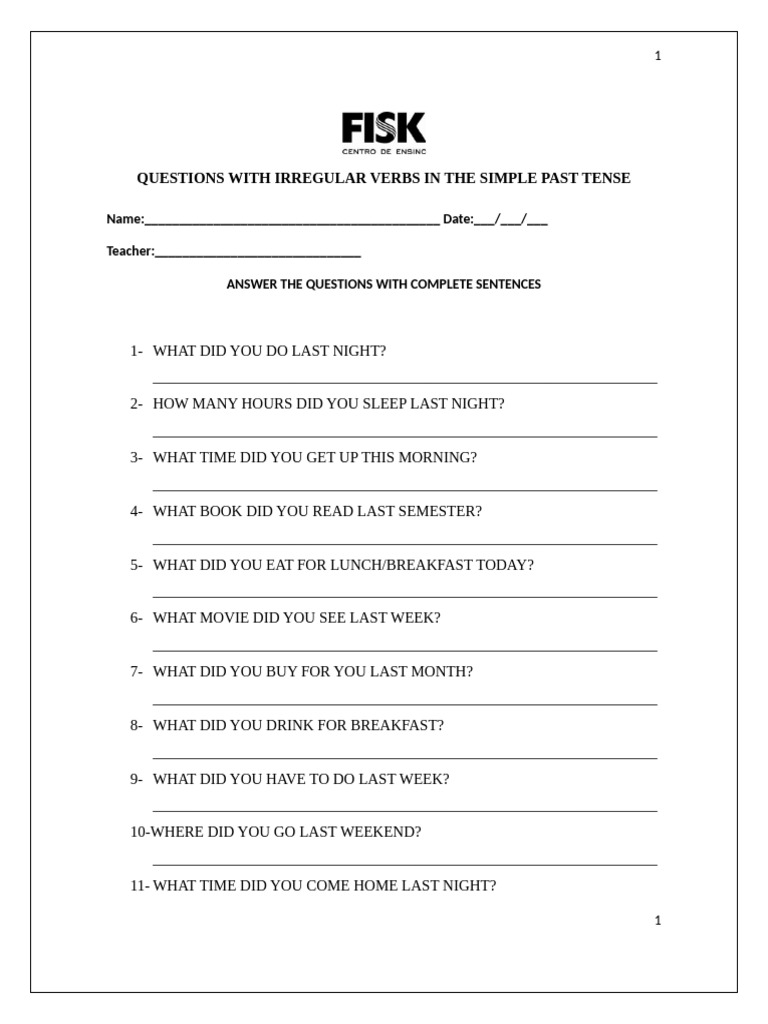 Irregular Verbs Pdf Linguistic Morphology Semantic Units