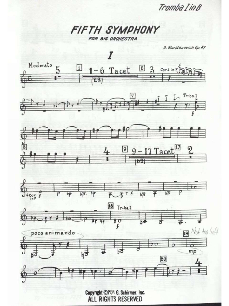 Shotstakovich - Symphony No. 5 | PDF