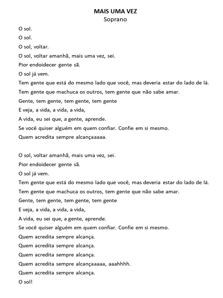 Reflexões sobre Amor e Confiança | PDF