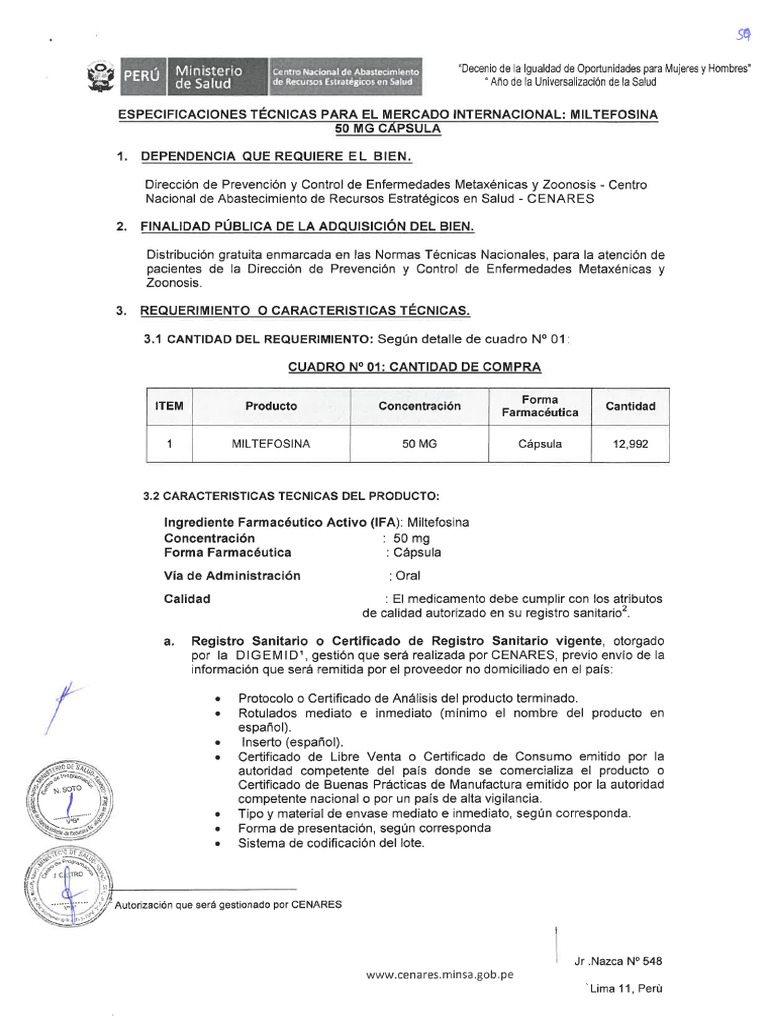 Eti Miltefosina 50MG Cap | PDF