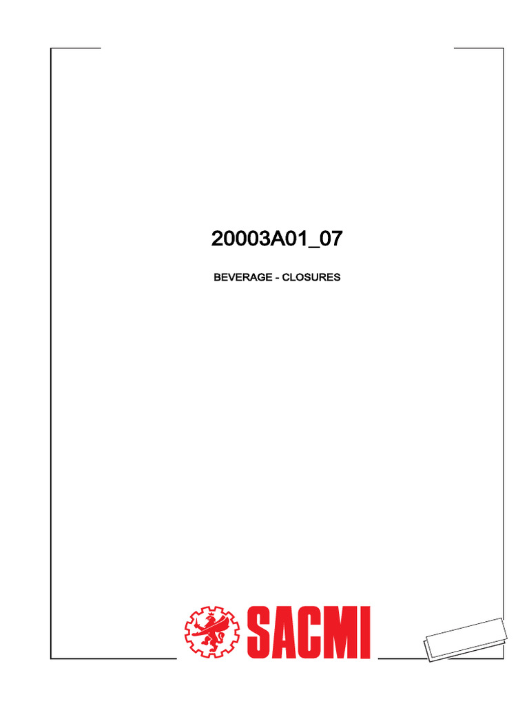 20003a01 - 07 - en - X Beverage - Closures | PDF | Specification ...