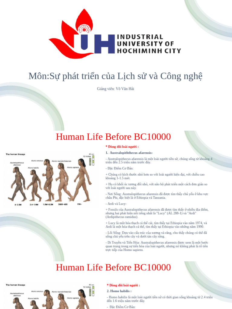 Human Life Before BC10000 | PDF
